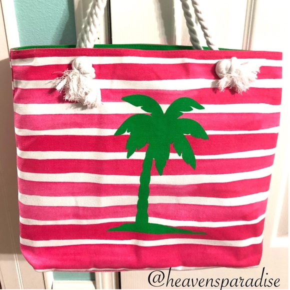 Bags | Palm Tree Tote Bag | Poshmark